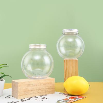 China Screw-on Lid Bubble Tea Jugs Clear Durable Plastic Containers Perfect for Beverage Storage and Serving in Commercial Settings for sale