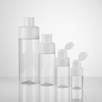 China Clear Plastic Lotion Bottles Incorporating Flip top Closure and PE Collar Material Offering Dispensing for Personal Care Items for sale