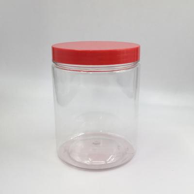 China Plastic Lid Plastic Jar Containers Durable Clear Containers Providing Secure Storage and Attractive Product Presentation for sale
