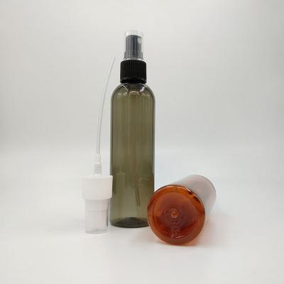 China PET Plastic Round PET Spray Bottle Clear Durable Container Suitable for Sanitizers Hair Care Products and Garden Sprays for sale