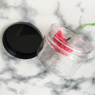 China Pressure Sensitive Sealing Plastic Jars Clear Containers Ideal for Displaying Creams Lotions and Nutritional Supplements for sale