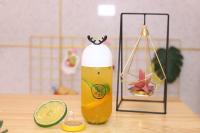 China Handle Milk Tea Bottles Medium Capacity Square Round Design Convenient Packaging Solution for Beverage Industry for sale