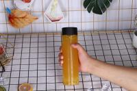 China Handle Yes Bubble Tea Jugs Square Round Sturdy Clear Plastic Containers Suitable for Commercial Beverage Serving for sale
