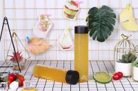 China Handle Yes Bubble Tea Jugs Square Round Sturdy Clear Plastic Containers Suitable for Commercial Beverage Serving for sale