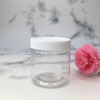 China 2oz 3oz 4oz 5oz 6oz 7oz 8oz Plastic Jar Containers Durable Clear Plastic Containers for Cosmetics Creams and Lotions for sale