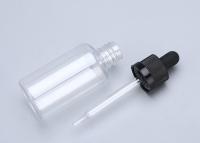 China Smooth Surface 30ml Plastic Dropper Bottles Excellent Sealing Capability for sale