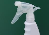 China 200ml Plastic Empty Misting Bottles For Spraying Liquids With Screen Printing In White / Transparent for sale