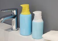 China Plastic Collar Foam Pump Bottle White Reusable Durable Container Ideal for Liquid Soap Hand Sanitizer and Skincare Product for sale