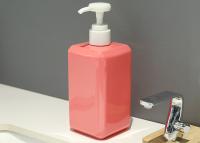 China 400ml Square PETG Cosmetic Bottle With Pump Recyclable Durable for sale