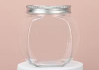 China 65mm Wide Mouth Plastic Jar Containers For Dry Food Peanut Butter for sale