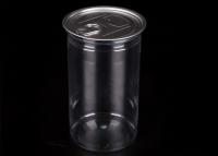 China Own Brand Plastic Spice Containers Food Can with Easy Open Aluminum pop Lid Seal Pet Container with Latest Models for sale