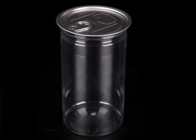 China Own Brand Plastic Spice Containers Food Can with Easy Open Aluminum pop Lid Seal Pet Container with Latest Models for sale