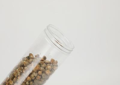 China Pressure Sensitive Sealing Clear Plastic Jars With Lids for sale
