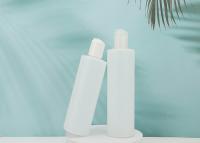 China PP Plastic Refillable Bottles With Press Disc Cap Clear White for sale