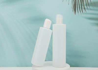 China PP Plastic Refillable Bottles With Press Disc Cap Clear White for sale
