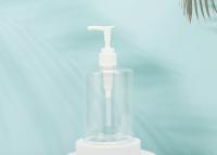 China Cosmetic PET Empty 500ml Pump Bottles 16oz Plastic Glossy Cylindrical for sale