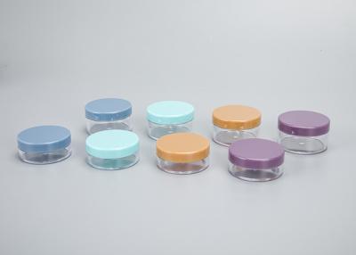 China WholeSale Empty Mini 5g Sample Container Colorful Cosmetic Plastic Jar for sale