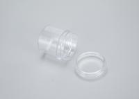 China 30ml 50ml 100ml 120ml 200ml 250ml 500ml Cosmetic Packaging Clear Amber Black Pet Plastic Cream Jar With Plastic Lid for sale
