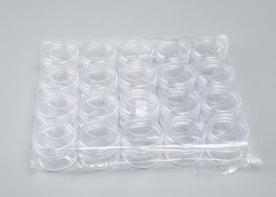 China 50g 100g 250g 500g Refillable Empty Makeup Pot Plastic Container Sample Cosmetics Box Cream Jar for sale