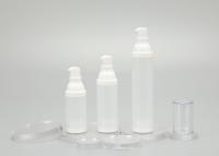 China Clear Airless Cosmetic Cream Airless Pump Bottle Travel Size Refillable for sale