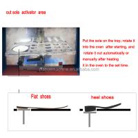 China Sole Upper Cementing Drying Activating Machine Shoe Making Sole Gluing Activator Machine for sale