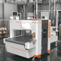 China Automatic Digital CNC Leather Edge Cutting Machine Fabric PU Gloves Shoes 3D Upper Vibrate Knife Cutting Machine for sale