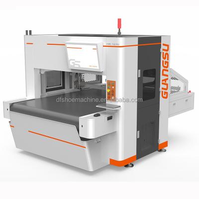 China Automatic Digital CNC Leather Edge Cutting Machine Fabric PU Gloves Shoes 3D Upper Vibrate Knife Cutting Machine for sale
