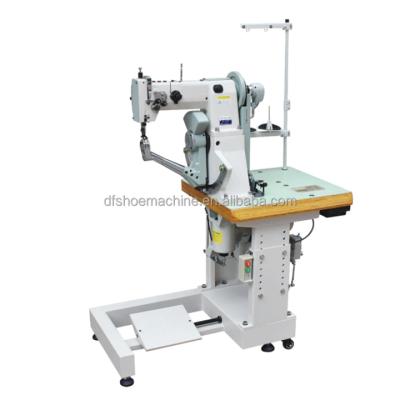 China DF-168D Shoe OutSole Stitching Machine Double Needle Seated Shoe Upper Sole Side Sewing Machine for sale