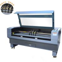 China 4-Head Automatic Co2 Fabric Car PVC PU Shoes Upper Leather CNC Laser Cutting Cutter Machine for sale