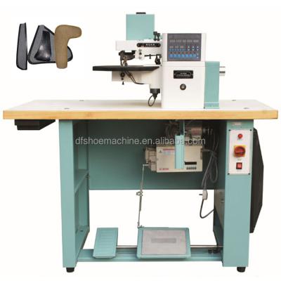 China Automatic Leather Production Folding Machine Shoes and Bag Cementing Edge Folding Machinery for sale