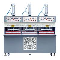 China Seamless Sport Shoes Upper Making Machine Adhesive Film Heating Cooling Pressing Moulding Machine for sale