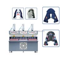 China Seamless Sport Shoes Upper Making Machine Adhesive Film Heating Cooling Pressing Moulding Machine for sale