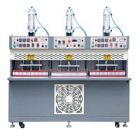 China Automatic Pu Kpu Tpu Leather Shoes Upper Heat Press Shaping Moulding  Molding Machine for sale