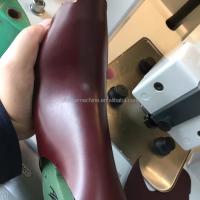 China Ladies Leather Shoes Making Machine 3D Boots Upper Vamp Moulding Molding Crimping Machine for sale