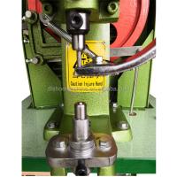 China Sneaker Safety Brake Leather Shoe Making Upper Eyelet Riveting Machine Shoe Eyeleting Machine for sale