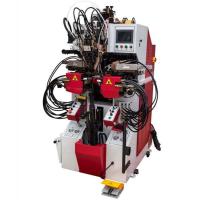 China Hydraulic Cementing Rubber Safety Leather Shoe Counter Heel Seat and Side Lasting Machine for sale