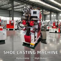 China Hydraulic Cementing Rubber Safety Leather Shoe Counter Heel Seat and Side Lasting Machine for sale