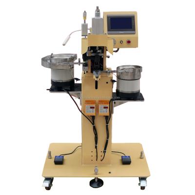 China Shoe Making Machine Fully Automatic EVA Slipper Climbing Belt Buckle Riveting Machine With Hole Punching for sale