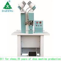 China Rubber Footwear Sneaker Shoe Making Leather Upper Automatic Punching Eyelet Machine for sale
