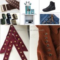 China Rubber Footwear Sneaker Shoe Making Leather Upper Automatic Punching Eyelet Machine for sale