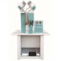 China Rubber Footwear Sneaker Shoe Making Leather Upper Automatic Punching Eyelet Machine for sale