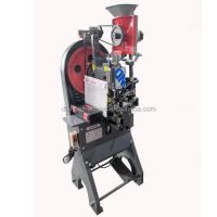 China Automatic Safety Sneaker Brake Shoes Making Leather Upper Button Rivet Riveting Machine for sale