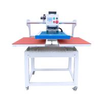 China Shoe Upper Making Machine Automatic Double LOGO Label Heat Press Thermal Transfer Machine for sale