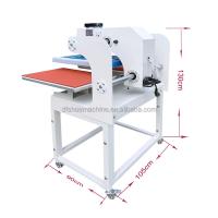 China Shoe Upper Making Machine Automatic Double LOGO Label Heat Press Thermal Transfer Machine for sale