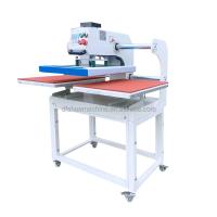 China Shoe Upper Making Machine Automatic Double LOGO Label Heat Press Thermal Transfer Machine for sale