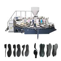 China Plastic Sandals Slippers Making Machine TPU TPR PVC Sole Air Bowing Injection Molding Machine for sale