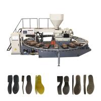 China Plastic Sandals Slippers Making Machine TPU TPR PVC Sole Air Bowing Injection Molding Machine for sale