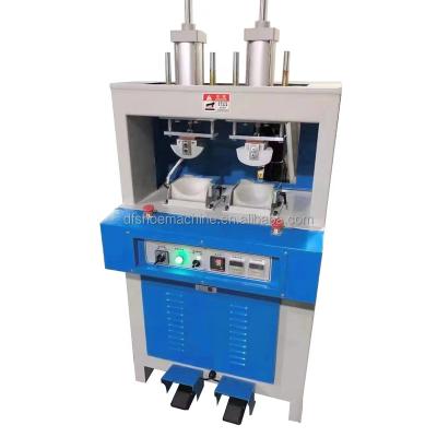 China Two Hot Press Shoe Cap Toe Moulding Molding Machine Leather Safety Sneakers Footwear Cap Toe Shoe Cap Moulding Machines for sale