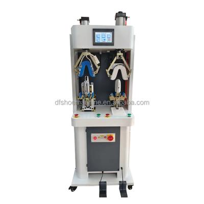 China Safety Sneaker Sport Leather Shoe Making Heel Back Part Counter Moulding Molding Machine for sale