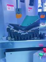 China Shoes Machine Making Hydraulic Automatic Shoe Upper Sole Hot Pressing Flattening Machine for High-heel Lady Shoe Making for sale